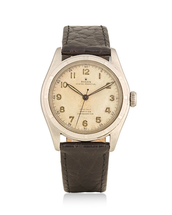 Bonhams : Rolex. A stainless steel automatic wristwatch Oyster ...