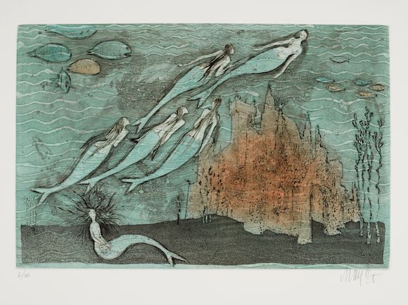 Bonhams : Lars Bo (1924-1999); La Sirene (The Little Mermaid);