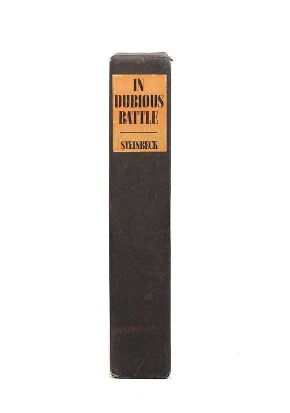 Bonhams : STEINBECK, JOHN. 1902-1968. In Dubious Battle. New York ...
