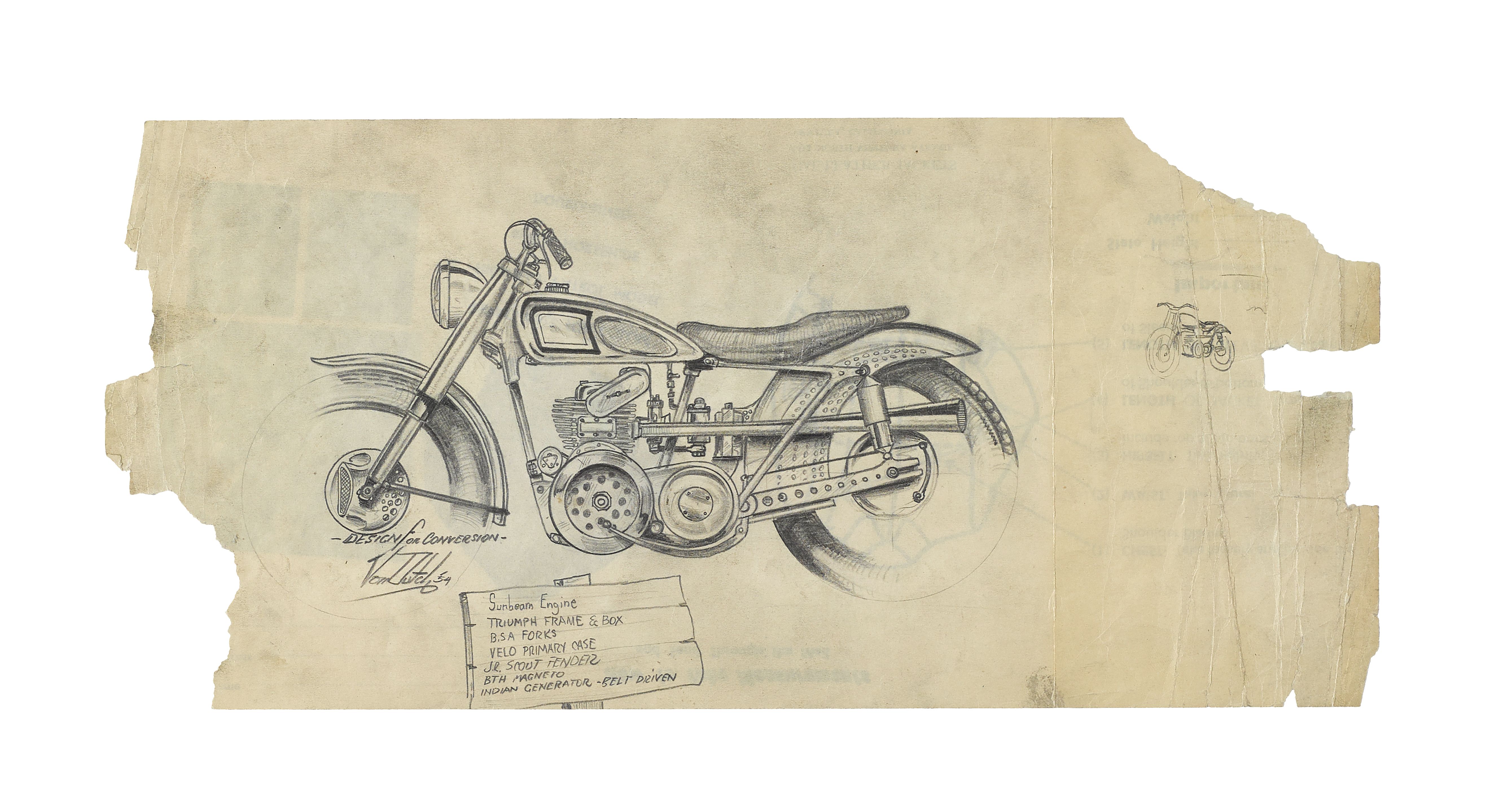 Bonhams Cars : Von Dutch (Kenneth Howard 1929 – 1992) 'Design for ...