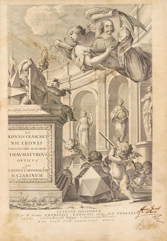 Bonhams : NICERON, JEAN-FRANCOIS. 1613-1646. Thaumaturgus Opticus sev ...