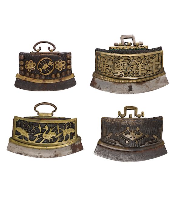 Bonhams : Four tobacco cutters Edo period (1615-1868), 18th/19th century