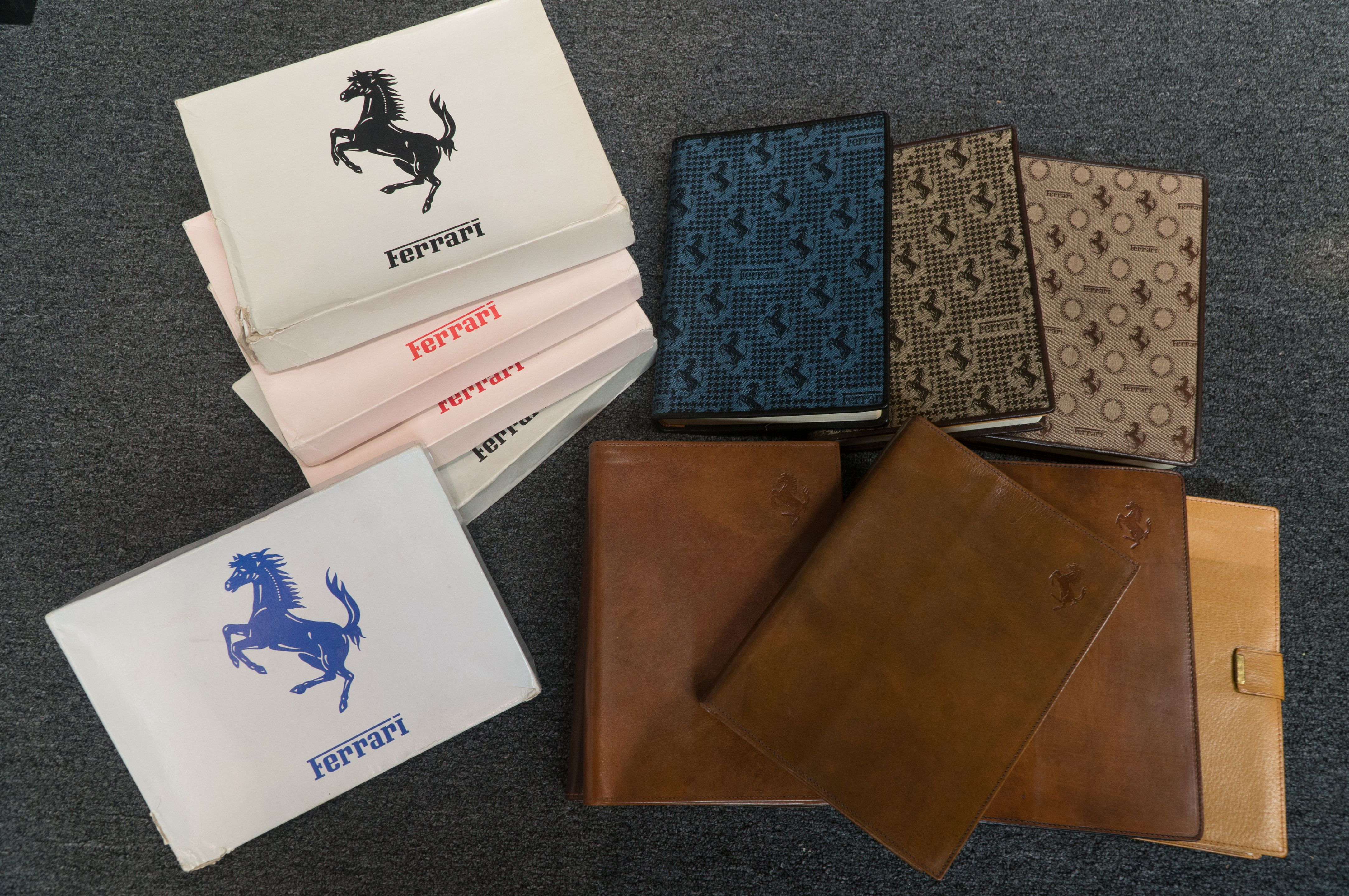 Bonhams Cars : A complete run of Ferrari Desk Diaries from 1976-1983 ...