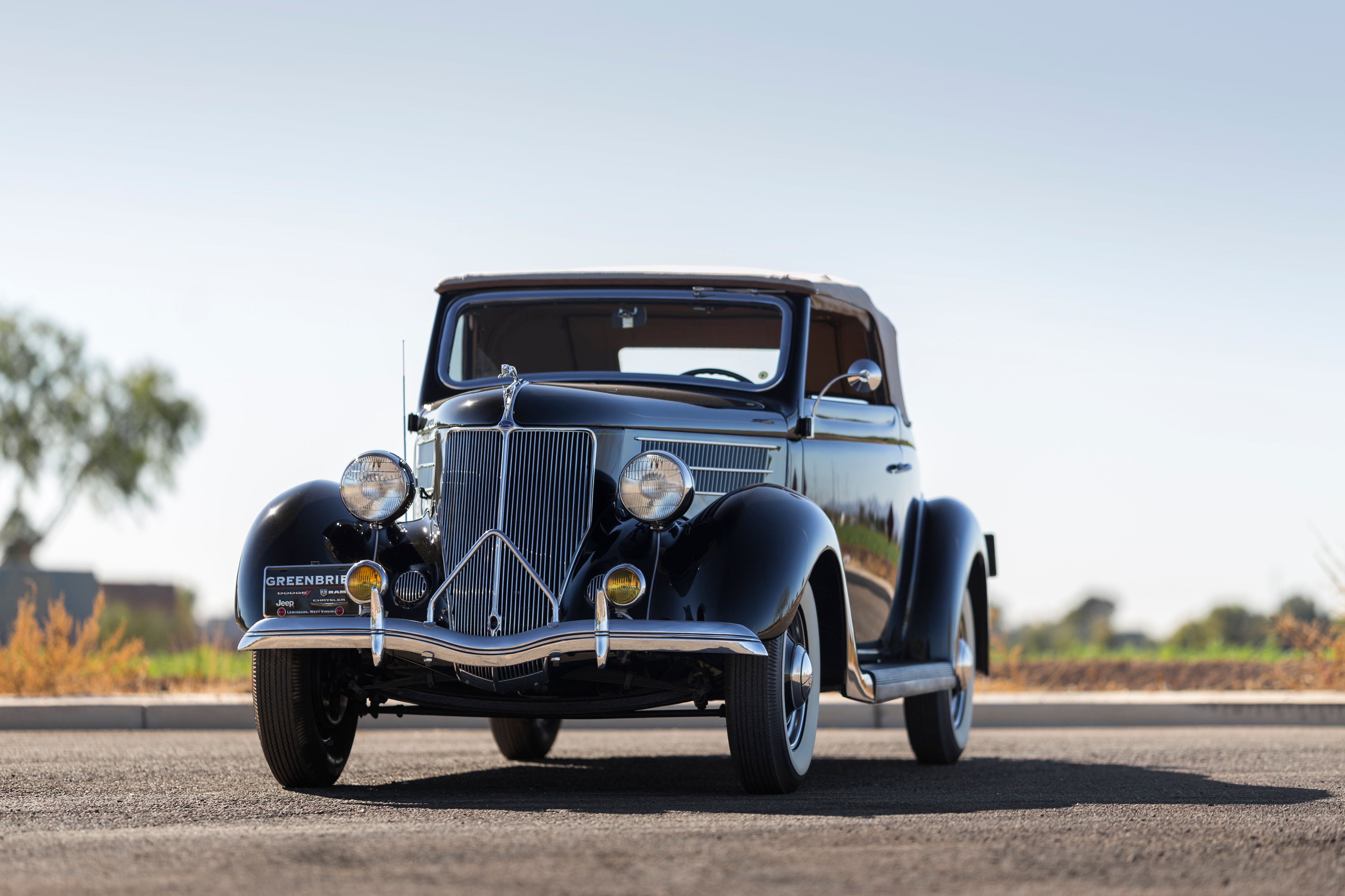 1936 Ford Model 68 Deluxe Cabriolet Chassis no. 18 2583480 - auctions ...