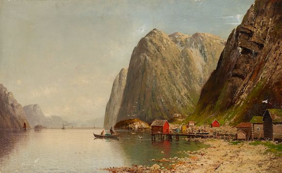 Bonhams : Olaf Petersen (Norwegian, 19th/20th Century) A Norwegian ...