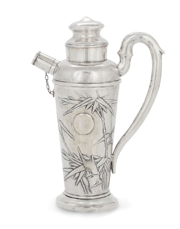 Bonhams : A Chinese Export silver cocktail shaker possibly by Tuck ...