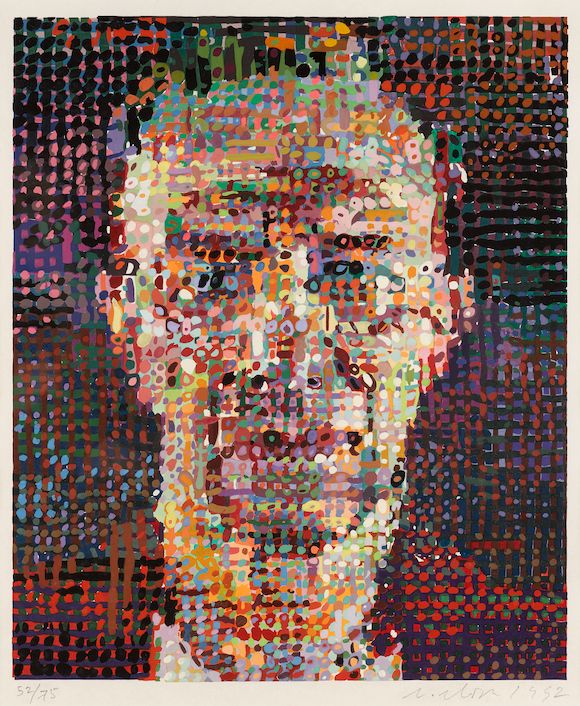 Bonhams : Chuck Close (born 1940); Alex;