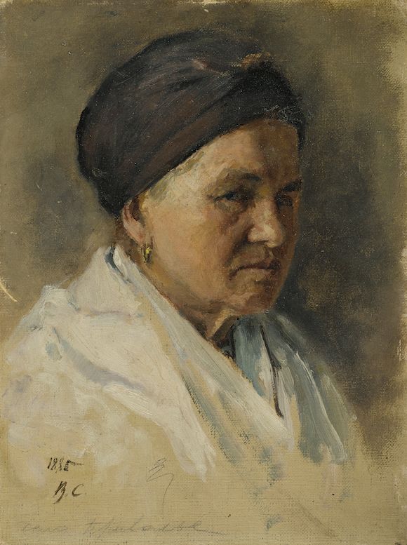 Bonhams : Valentin Aleksandrovich Serov (Russian, 1865-1911) Portrait ...