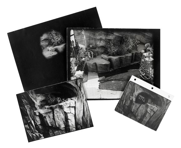 Bonhams : A group of vintage photographs detailing the matte process ...