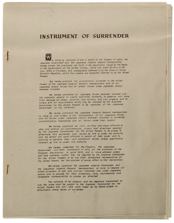 Bonhams : A PHOTOGRAPHIC FILE COPY OF THE JAPANESE INSTRUMENT OF ...