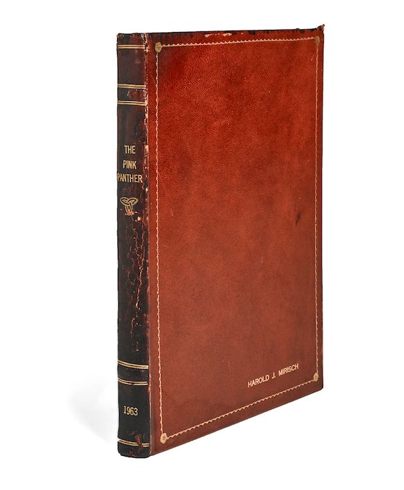 Bonhams : A Harold Mirisch bound screenplay of The Pink Panther