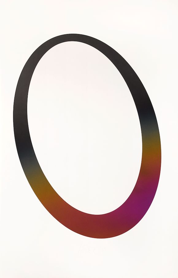 Bonhams : LARRY BELL (b. 1939) ELIN 26 (Ellipse Insert), 1981