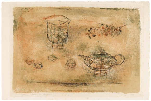 Bonhams : Zou Wou-ki (Zhao Wuji, 1920-2013) Teapots, 1952