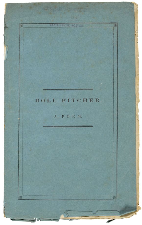 Bonhams : WHITTIER, JOHN GREENLEAF. 1807-1892. Moll Pitcher, a Poem ...