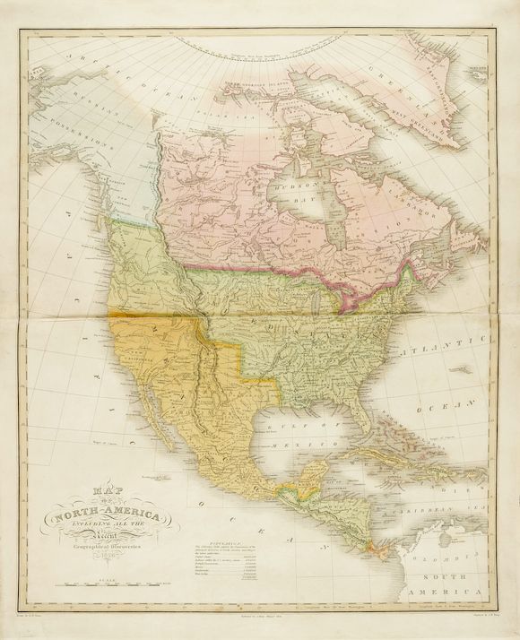 Bonhams : FINLEY, ANTHONY. 1790-1840. A New American Atlas, designed ...