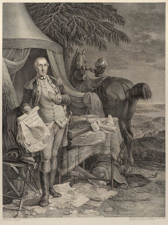 Bonhams : WASHINGTON, GEORGE. 1732-1799. LE PAON, JEAN-BAPTISTE, artist ...