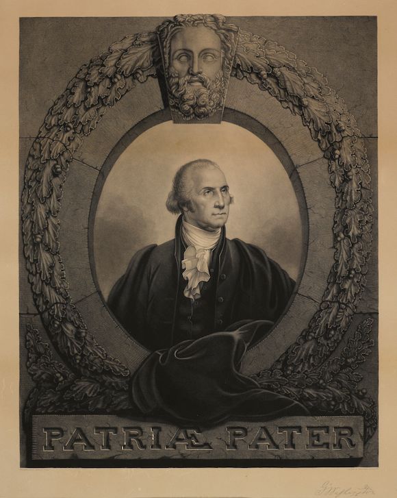 Bonhams : WASHINGTON, GEORGE. 1732-1799. PEALE, REMBRANDT, artist ...