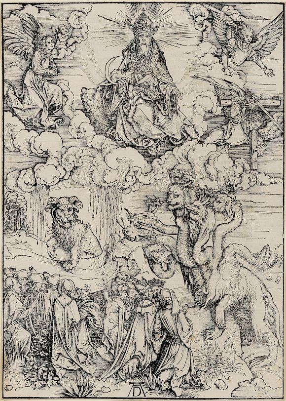 Bonhams : Albrecht Dürer (1471-1528); The Beast with Two Horns like a ...