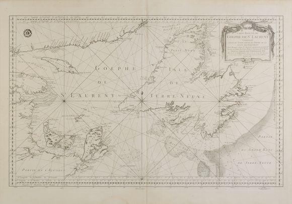 Bonhams : The St. Laurence River, Montreal and Quebec. BELLIN, JACQUES ...