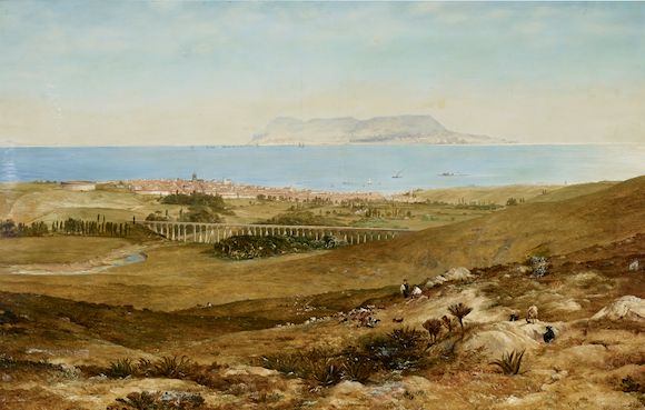 Bonhams : Frederick Richard Lee, RA (British, 1798-1879) A view of ...
