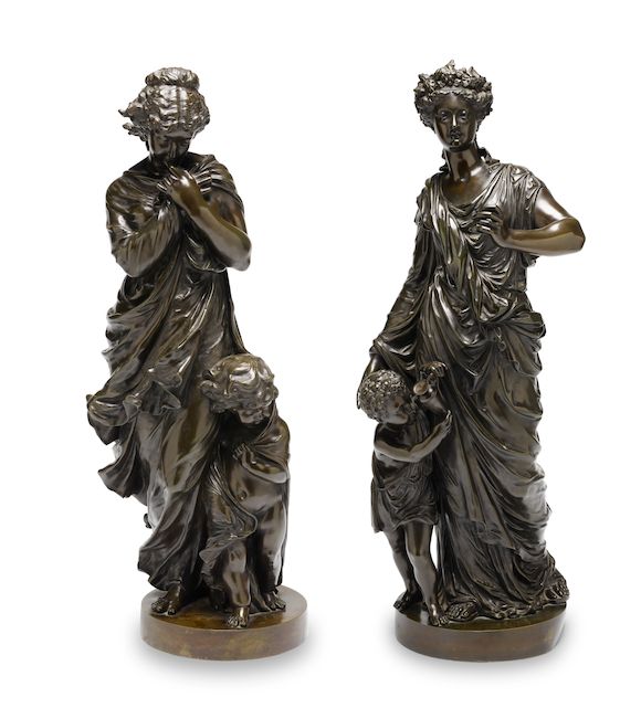 Bonhams : Alexandre Etienne Stella (French, 1878-1892) Allegorical ...