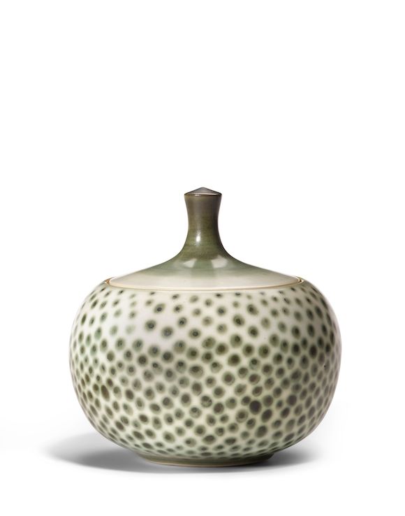 Bonhams : Harrison McIntosh (1914-2016) Covered Jar glazed stoneware ...