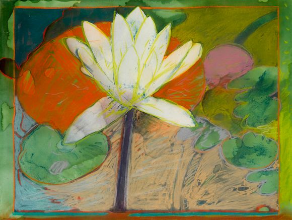 Bonhams : Joseph Raffael (born 1933); Blue Lily;