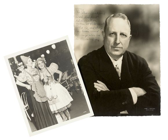 Bonhams : A William Randolph Hearst signed photograph to Mary Pickford
