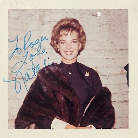 Bonhams : A Natalie Wood signed color snapshot taken by a fan