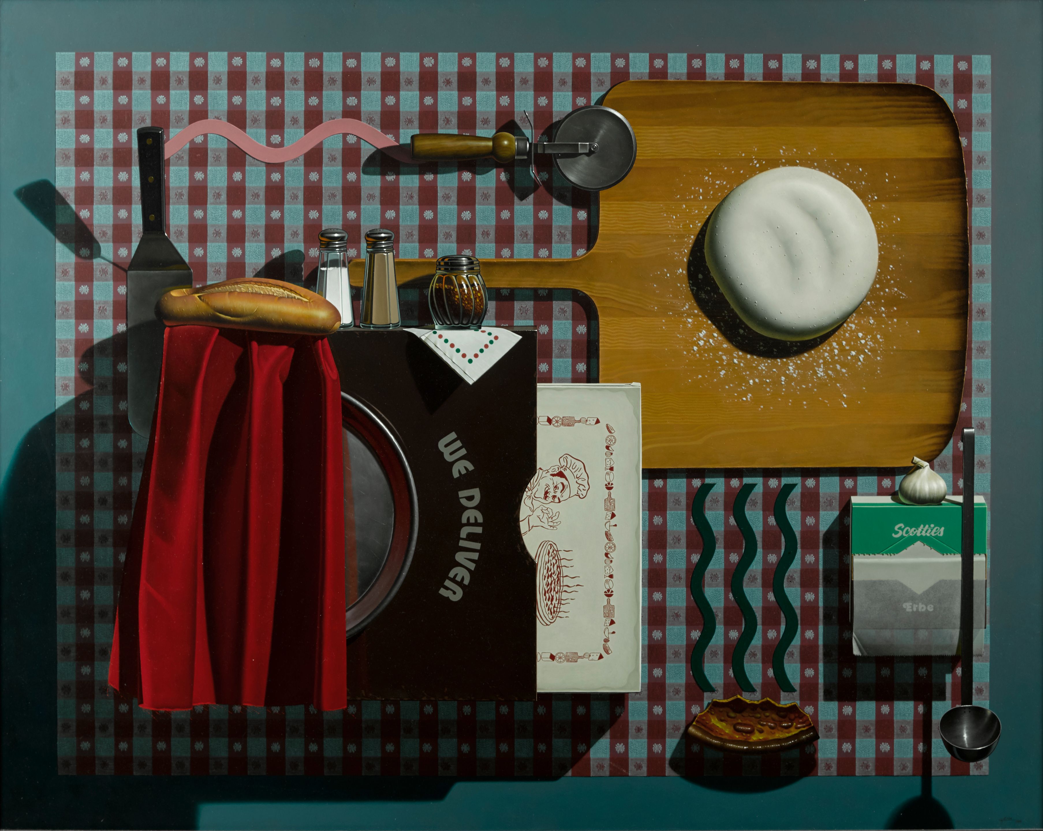 Bonhams : Gary Erbe (born 1944) We Deliver 39 x 49in (Painted in 1986.)