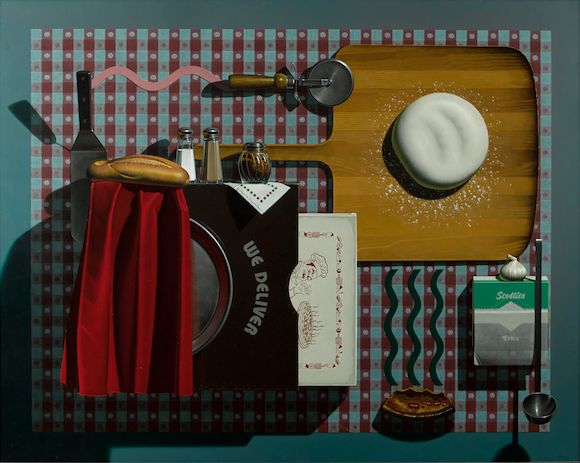 Bonhams : Gary Erbe (born 1944) We Deliver 39 x 49in (Painted in 1986.)