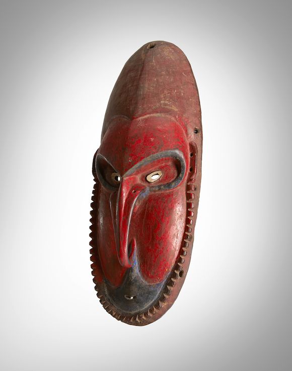 Bonhams : Manam Island Mask, Coastal Ramu Area, Papua New Guinea