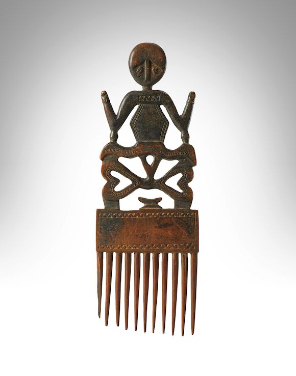 Bonhams : Asante/Ashanti Comb, Ghana