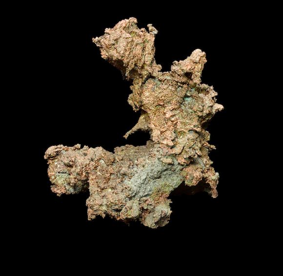 Bonhams : Large and Aesthetic Copper Specimen