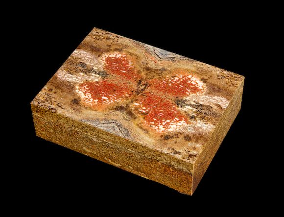 Bonhams : Dinosaur Bone Intarsia Box