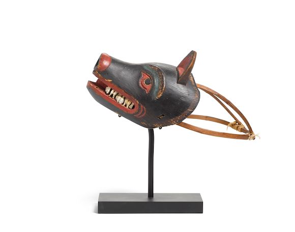 Bonhams : A Northwest Coast forehead mask