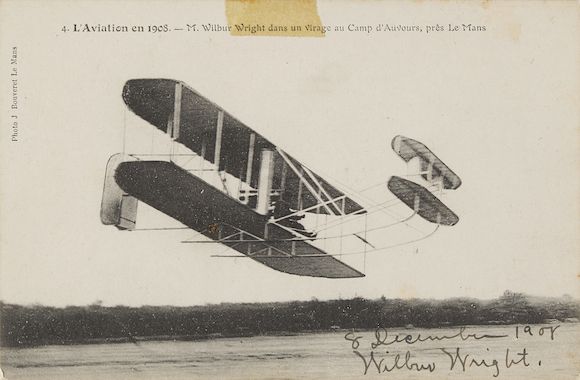 Bonhams : WRIGHT, WILBUR. 1867-1912.