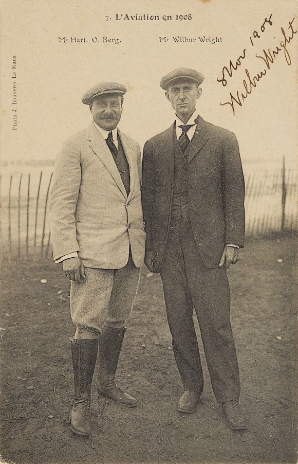 Bonhams : WRIGHT, WILBUR. 1867-1912.