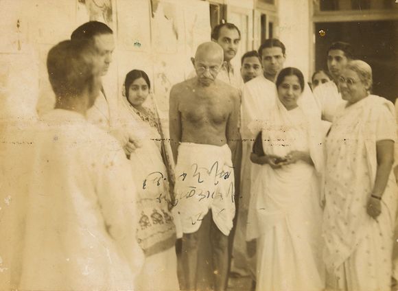 Bonhams : Gandhi, Mohandas Karamchand. 1869-1948. [The Harijan Tour and ...
