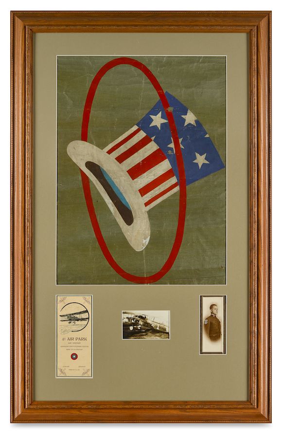 Bonhams : World War I: 94th Aero Squadron. Painted side of a Spad S ...