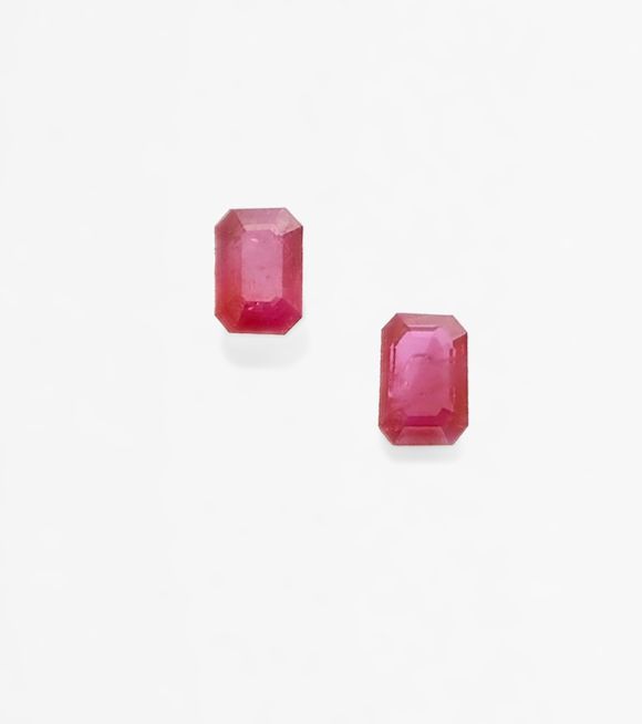 Bonhams : Two Rubies