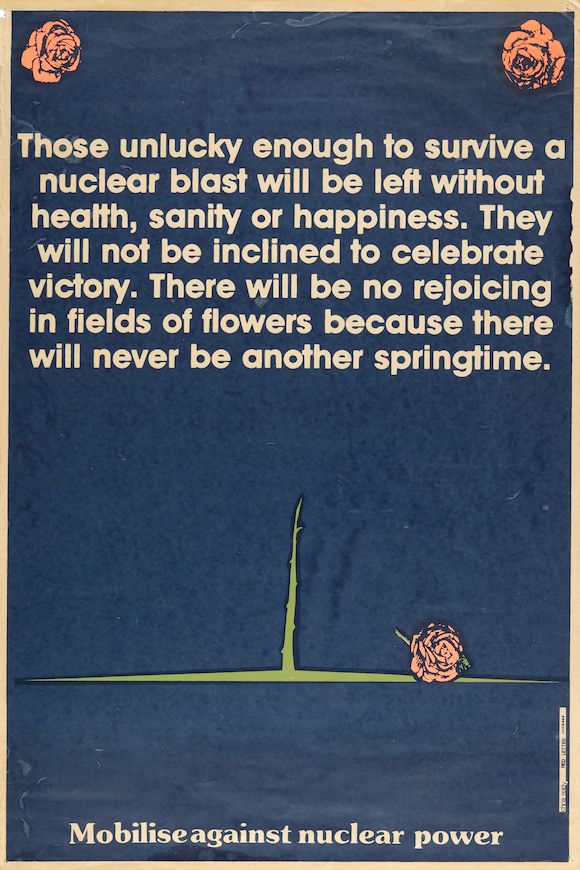 Bonhams : ANTI NUCLEAR POWER POSTER. REIDY, CHRIS. "Mobilise against ...