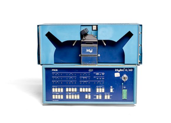 Bonhams : Intel Intellec 4 Mod 40. 4-bit microcomputer, 1975, metal ...