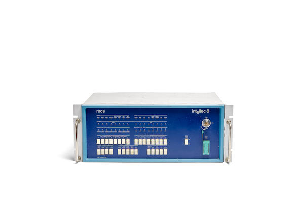 Bonhams Intel Intellec 8 8 Bit Microcomputer 1974 Metal Rack Mount Case Front Panel With 