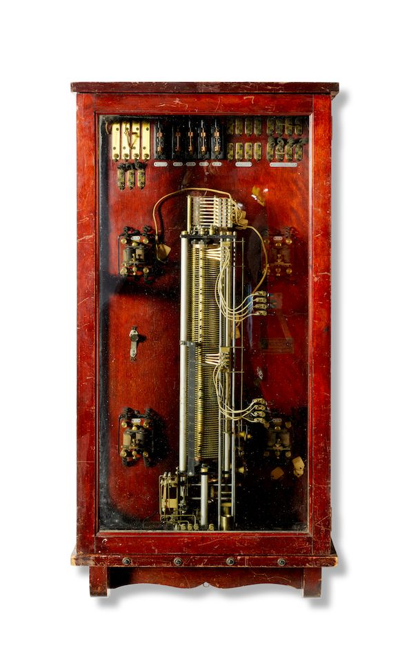 Bonhams : Self-Winding Clock COMPANY. Timing Mechanism, labled "4.24.HR ...