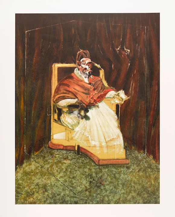 Bonhams : After Francis Bacon (1909-1992); Study for portrait of Pope ...