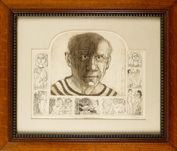 Bonhams : Michael Jacques (born 1945); Homage to Picasso; (2 works)