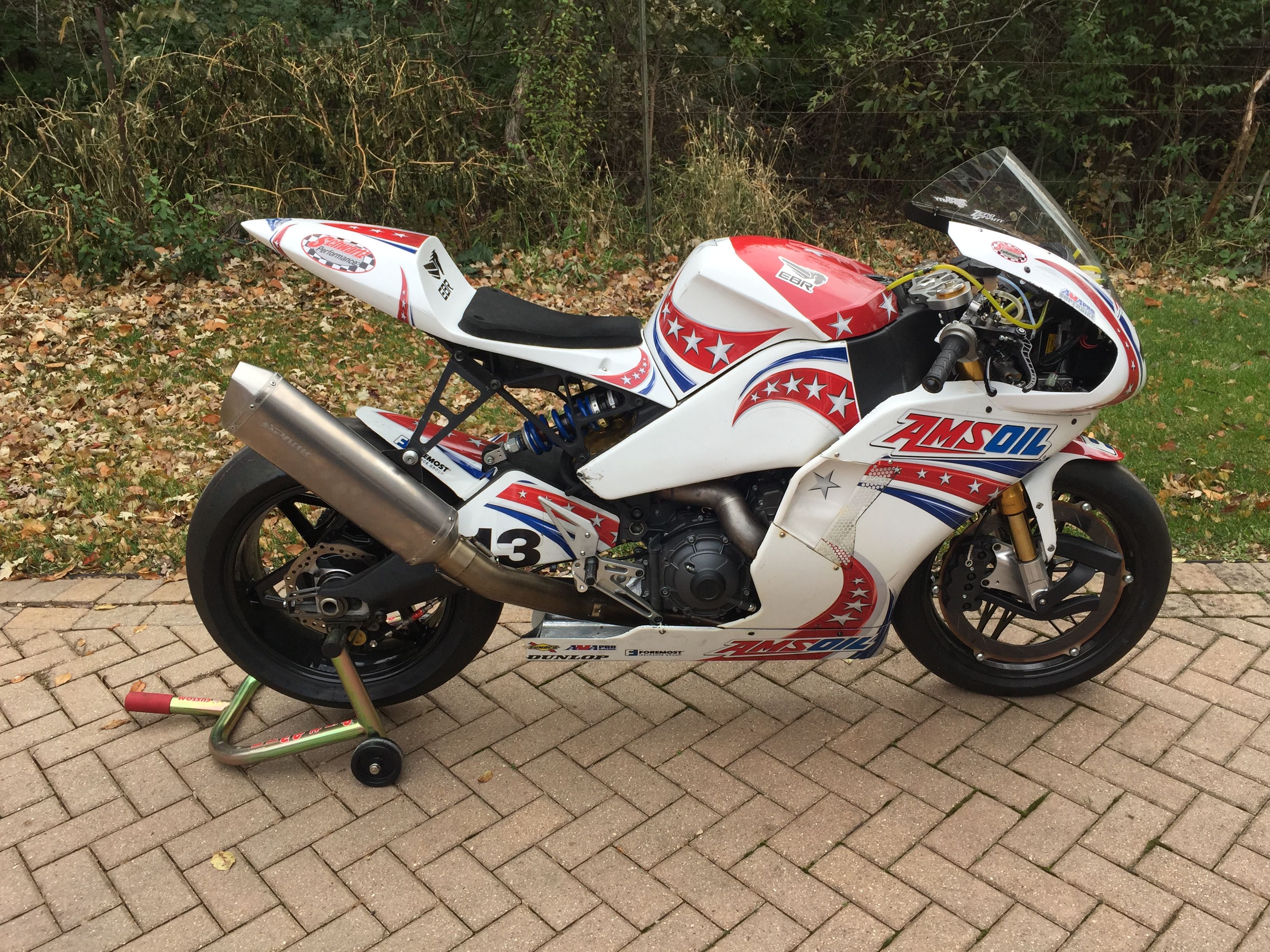 Bonhams Cars : 2012 EBR 1190S Racing Motorcycle Frame no. 546AAAG2XCE000080