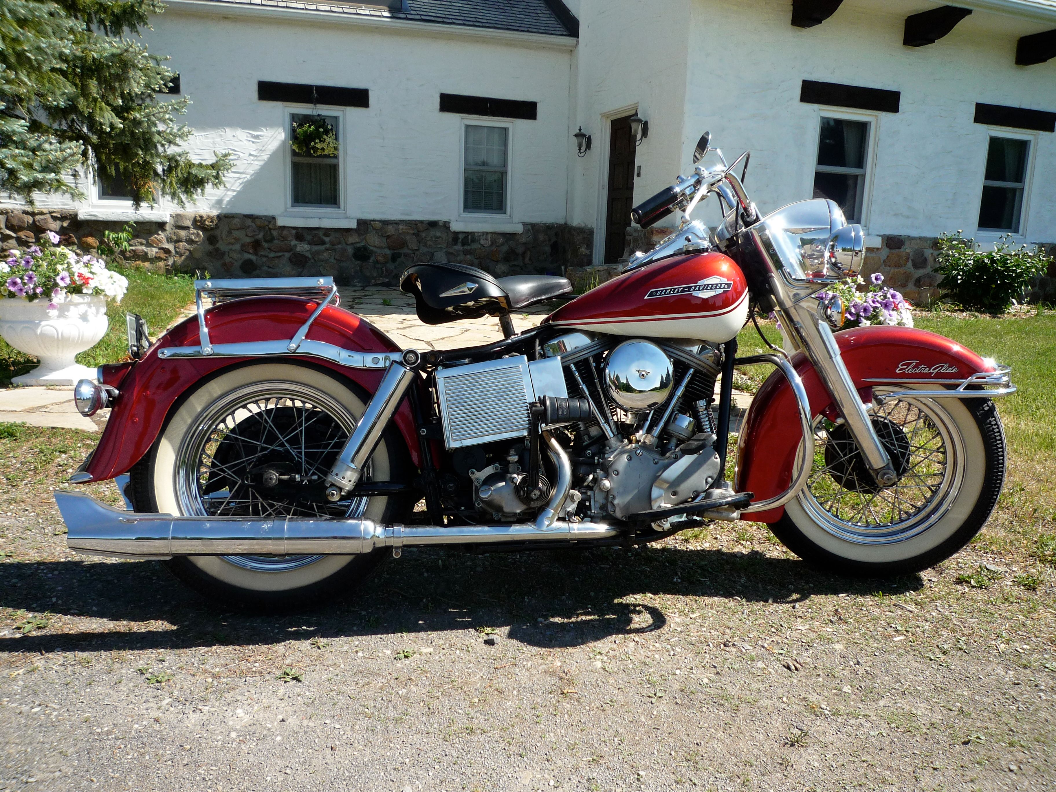 1965 Harley-Davidson Electra Glide FLH Panhead Engine no. 65FLH11857 ...