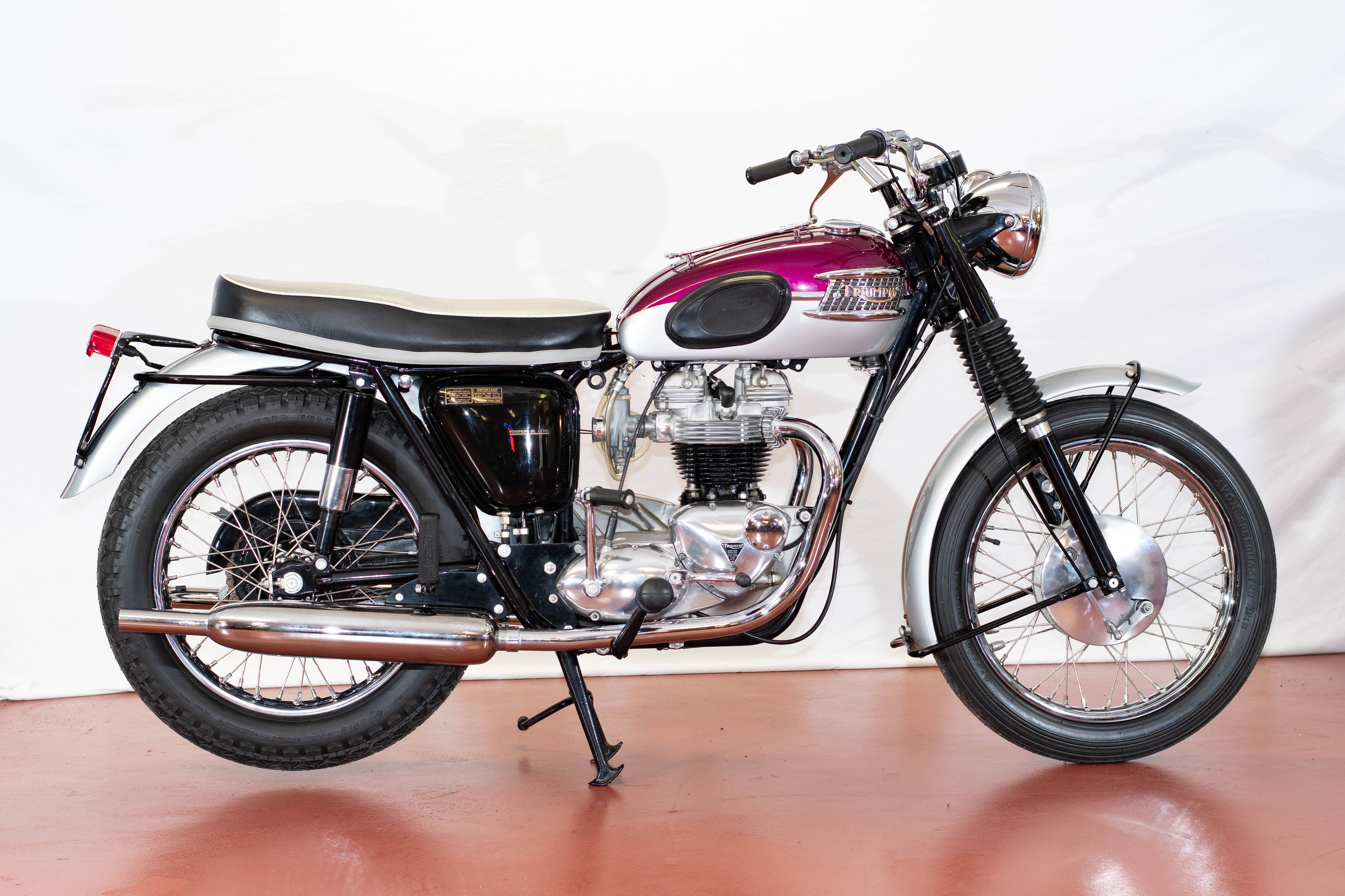 1963 Triumph 650cc TR6SS Frame no. DU4480 Engine no. TR6SS DU4480 ...
